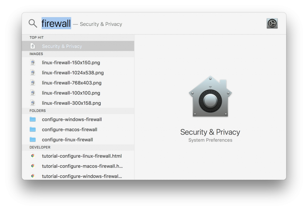 Configure the Firewall on macOS - Barcode to PC